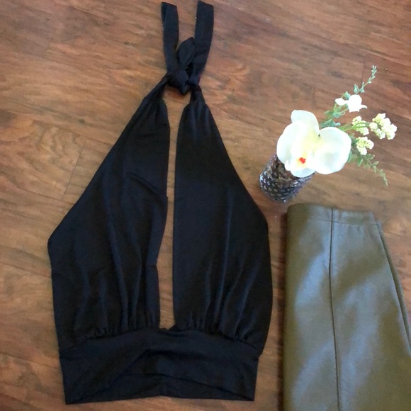 Tobi | Tops | Sexy Black Halter Top | Poshmark